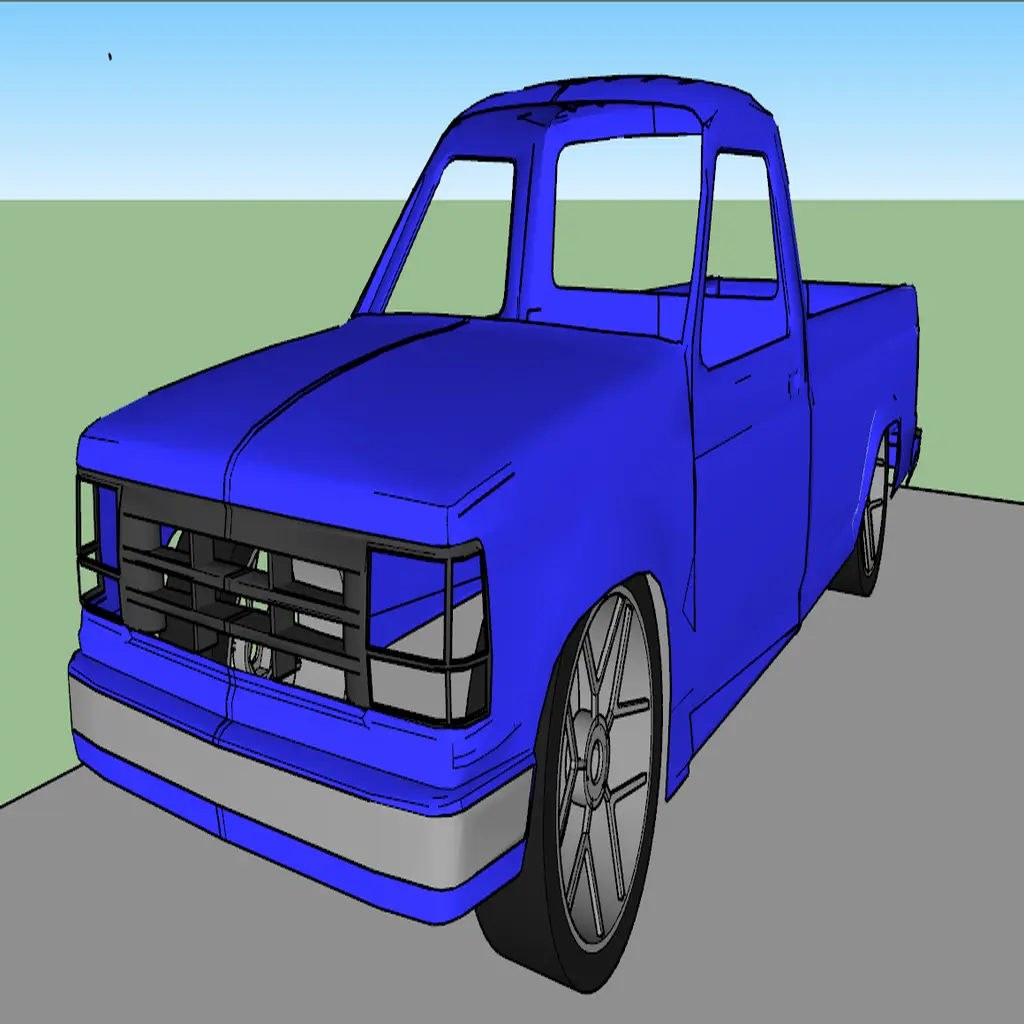 3D Printer Files | 3MF File | Ford Ranger 1990 | Creality Cloud