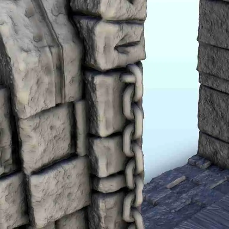 Other STL Download - Medieval gates with chains - miniatures warhammer ...