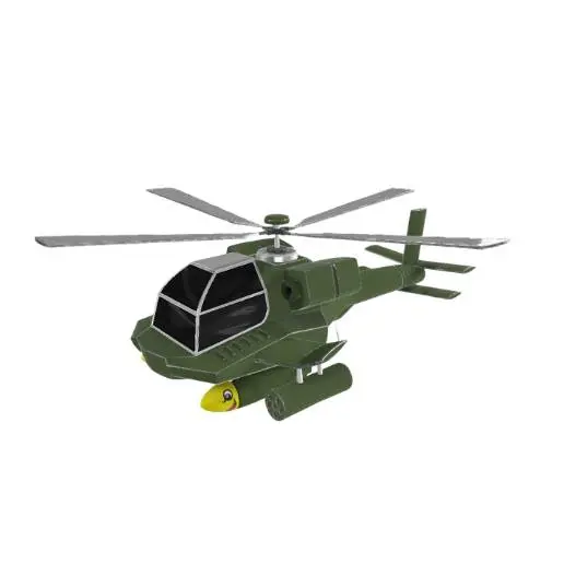 Other STL Download - Stylized Apache Attack Chopper 3D Model STL ...