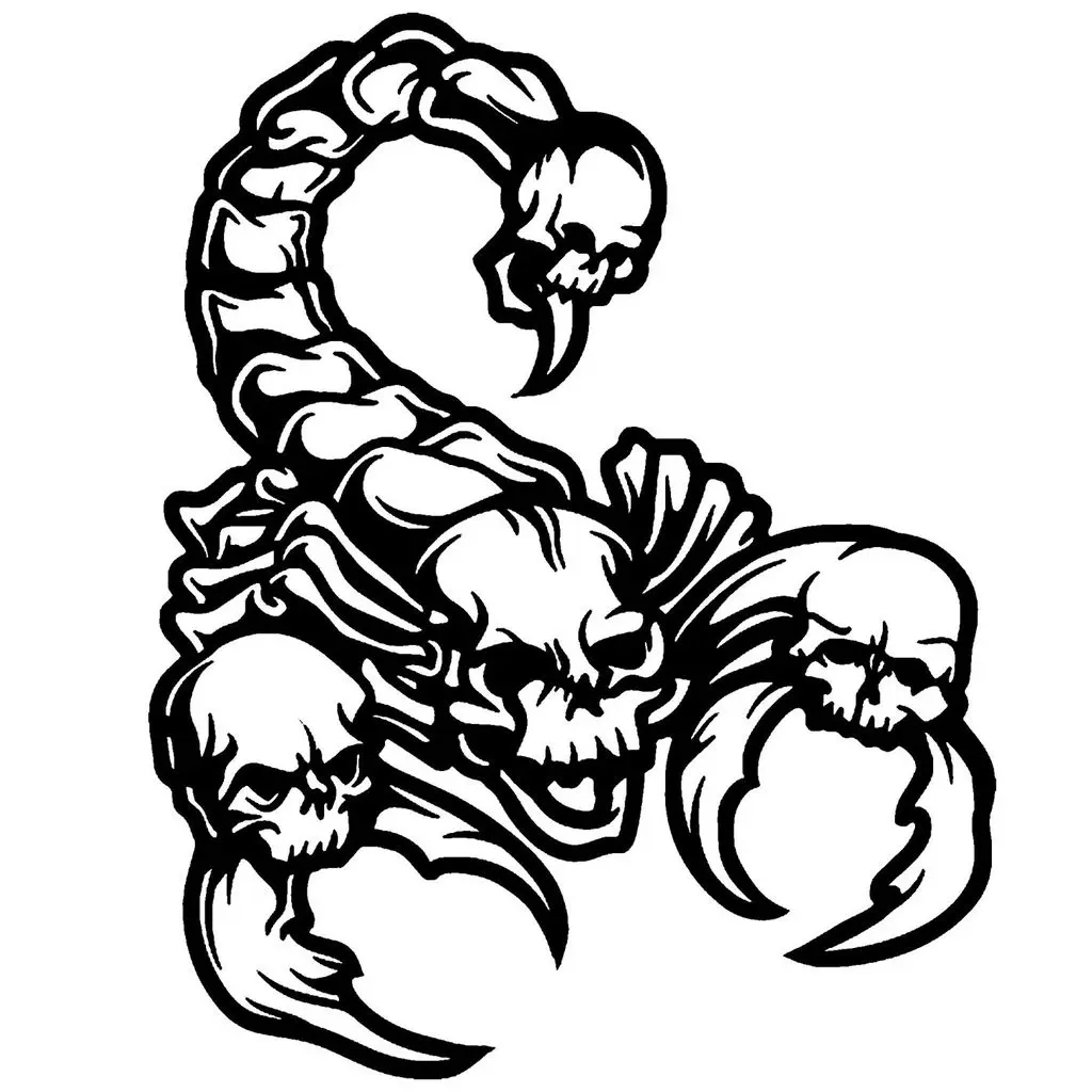 Free Digital Art STL Download - 2D Scorpionby SMT_M 🦊