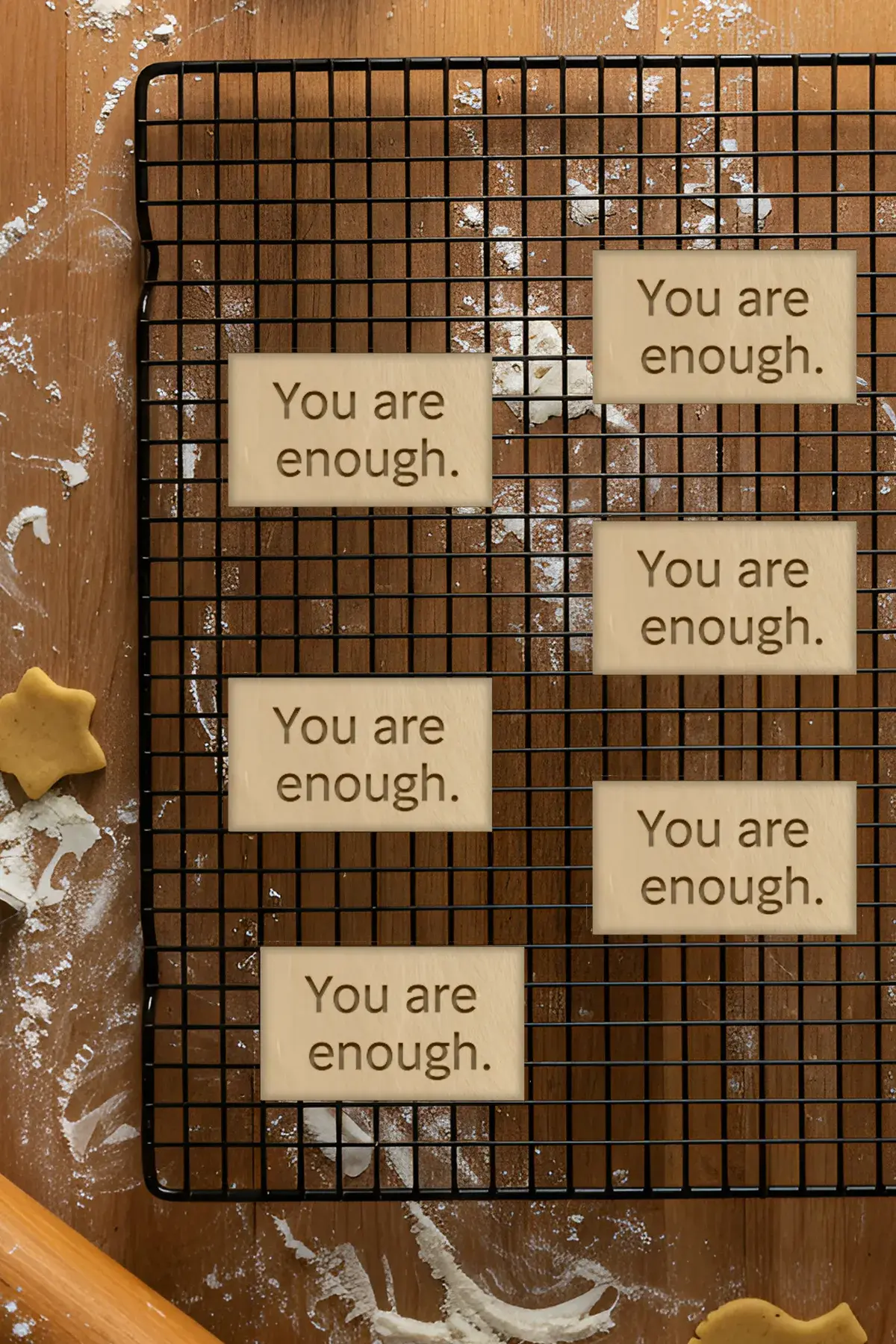 Tools & Spare Parts STL Download - You Are Enough Cookie Cutter ...