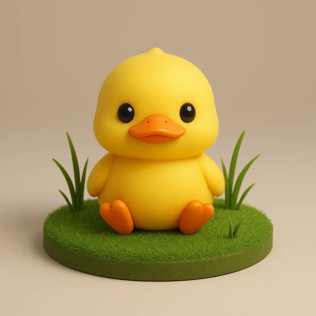 3D Printer Files | 3MF File | Chibi duck - Patito chibi | Creality Cloud