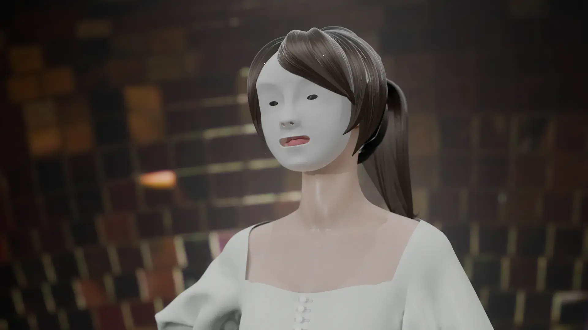 Cosplay STL Download - Mime Maskby Perihelion Prints