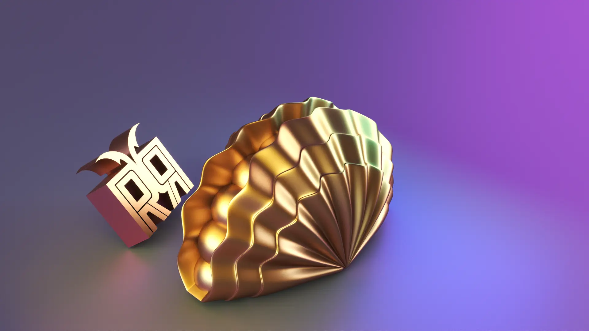 Lighting & Lamps STL Download - shell candle with many pearlsby rexer_3d