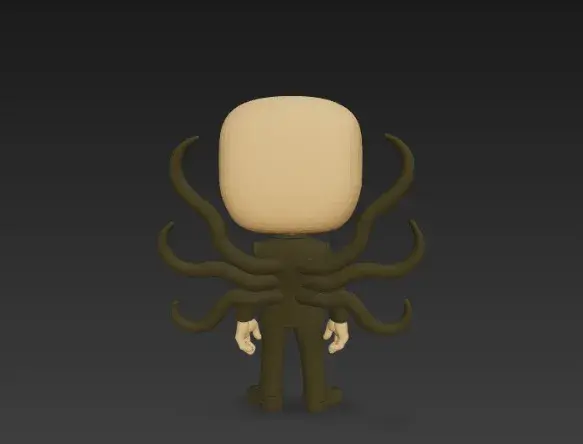 Characters & Creatures STL Download - Slender Man Terror Action Figure ...
