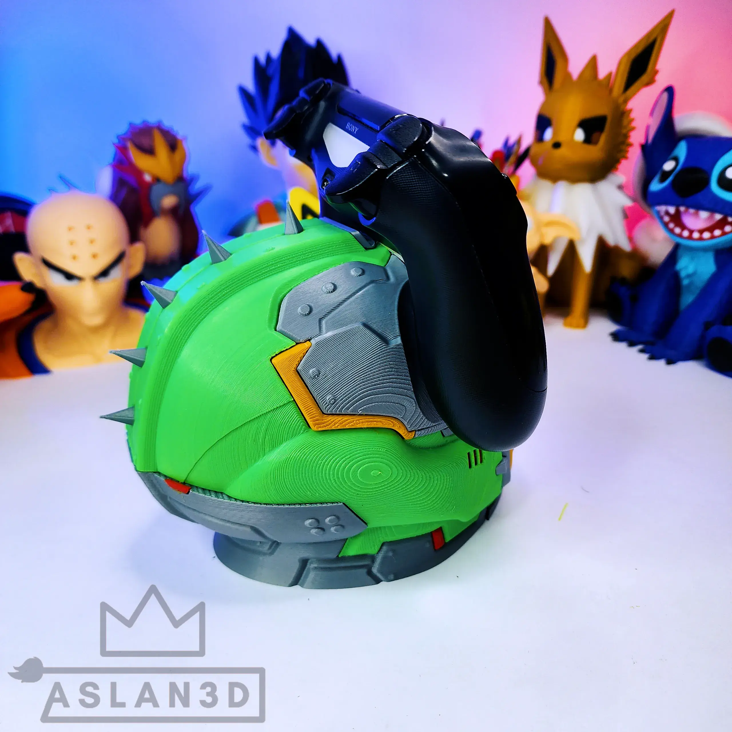 Digital Art STL Download - Doom Helmet - By Colorsby Aslan3D