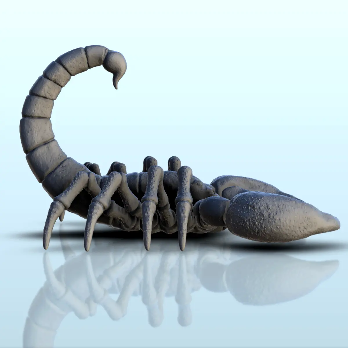 Characters & Creatures STL Download - Scorpion (+ pre-supported version ...