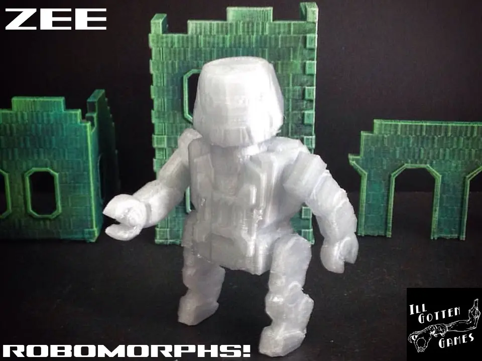 Free Miniature Games & Accessories STL Download - Zee (RoboMorph)by SMT_M 🦊