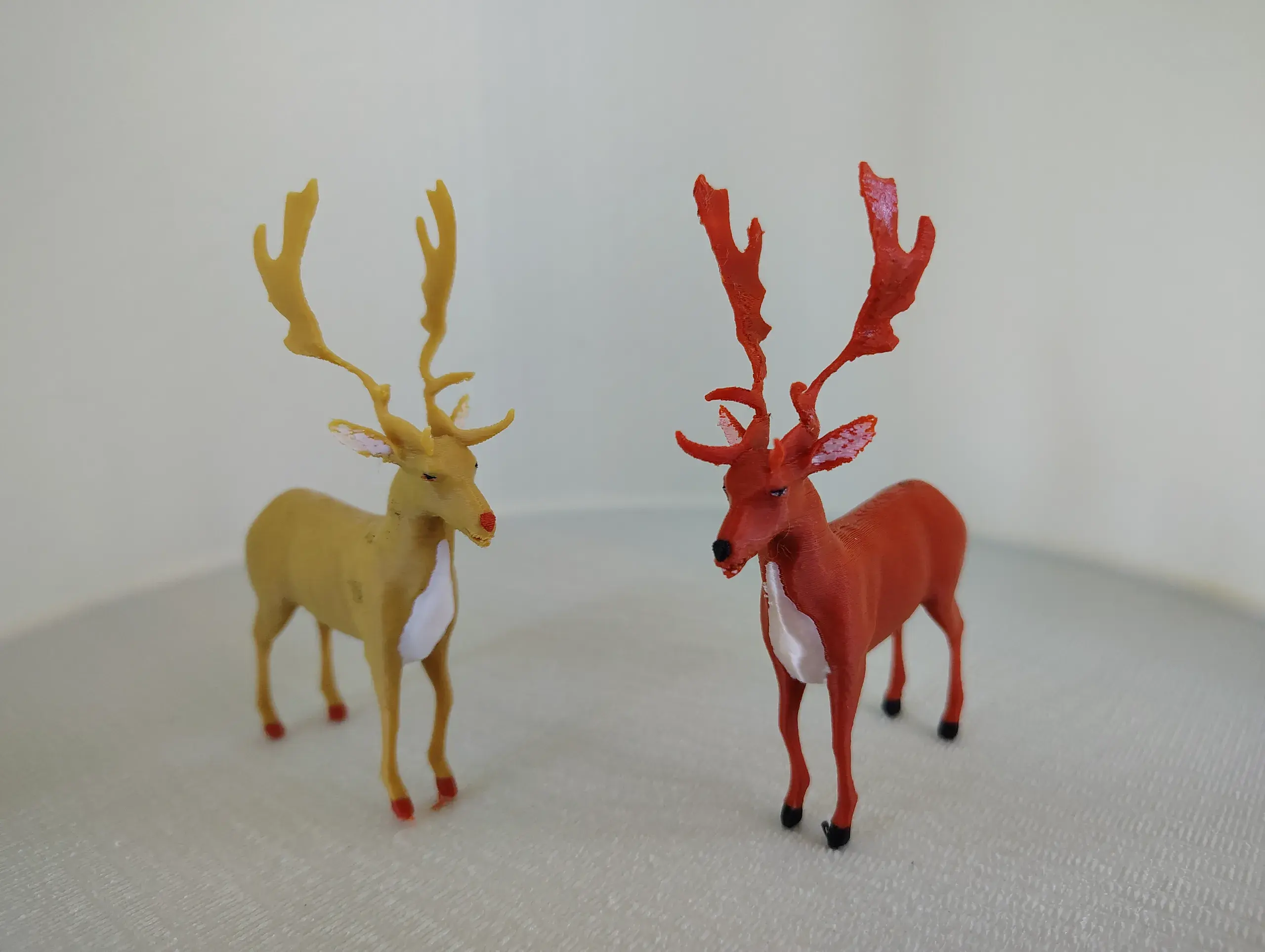 3D Printer Files | 3MF File | Fallow Deer 2 Figurine Poses; Walking and ...