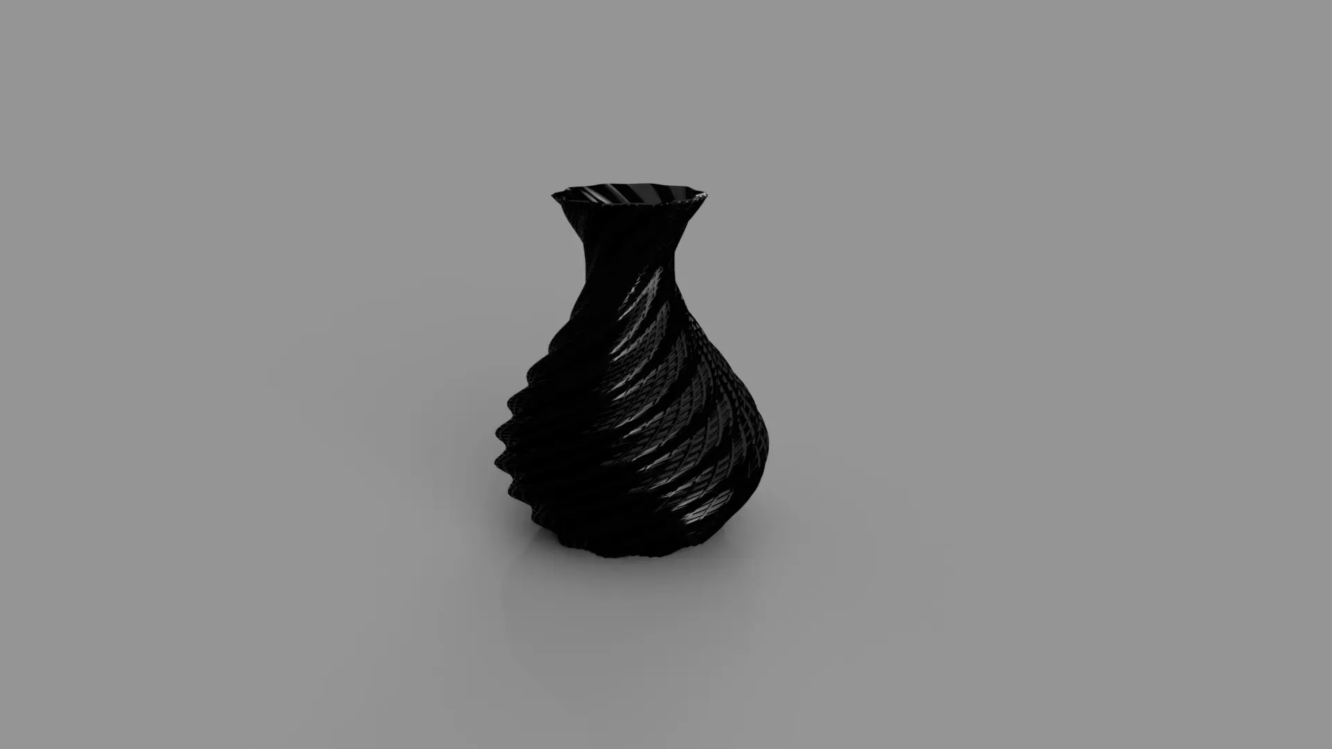 Home Decorations & Ornaments STL Download - Vase with elegant mesh ...