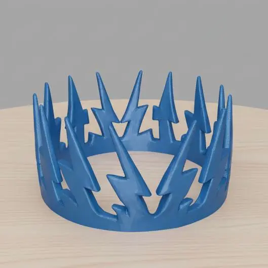 3d yazıcı baskı modelleri | 3MF | Lightning Crown | Creality Cloud