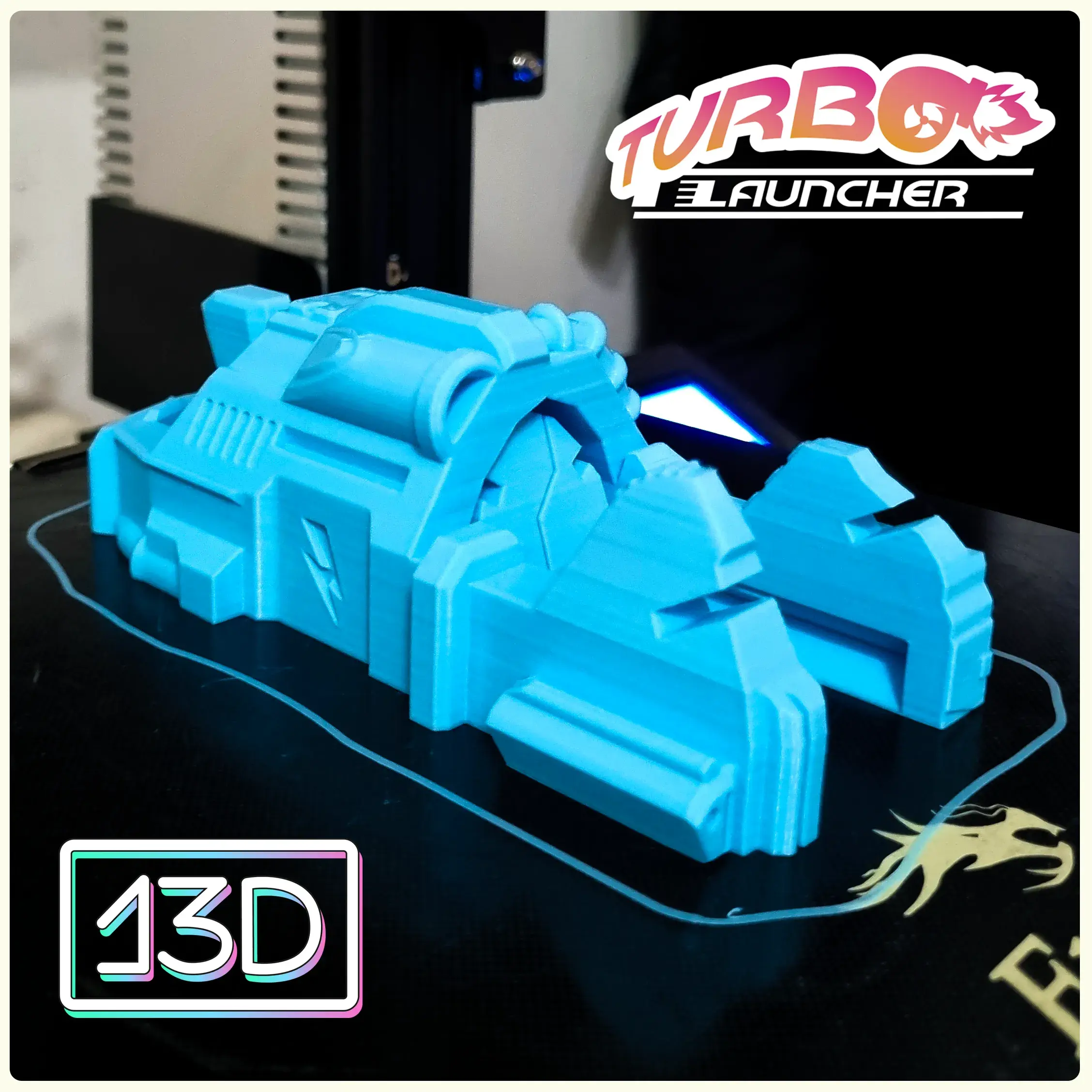 Board Games & Card Games STL Download - Turbo Launcher // Lanzador de ...