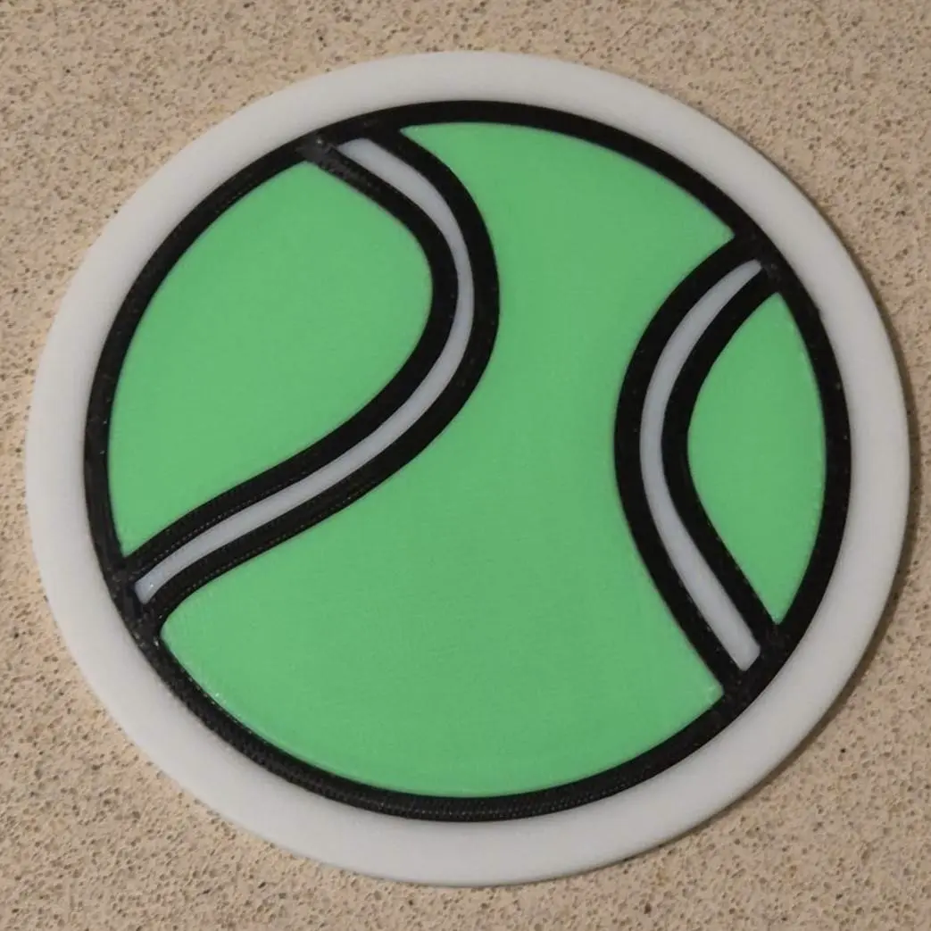 Home Decorations & Ornaments STL Download - tennis ball coaster!by 3D ...