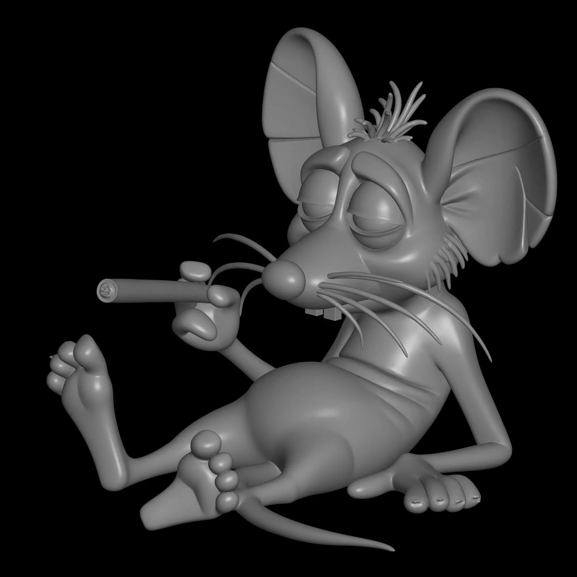 Other STL Download - smoking mouse designby BiLeN MeSH SToRe