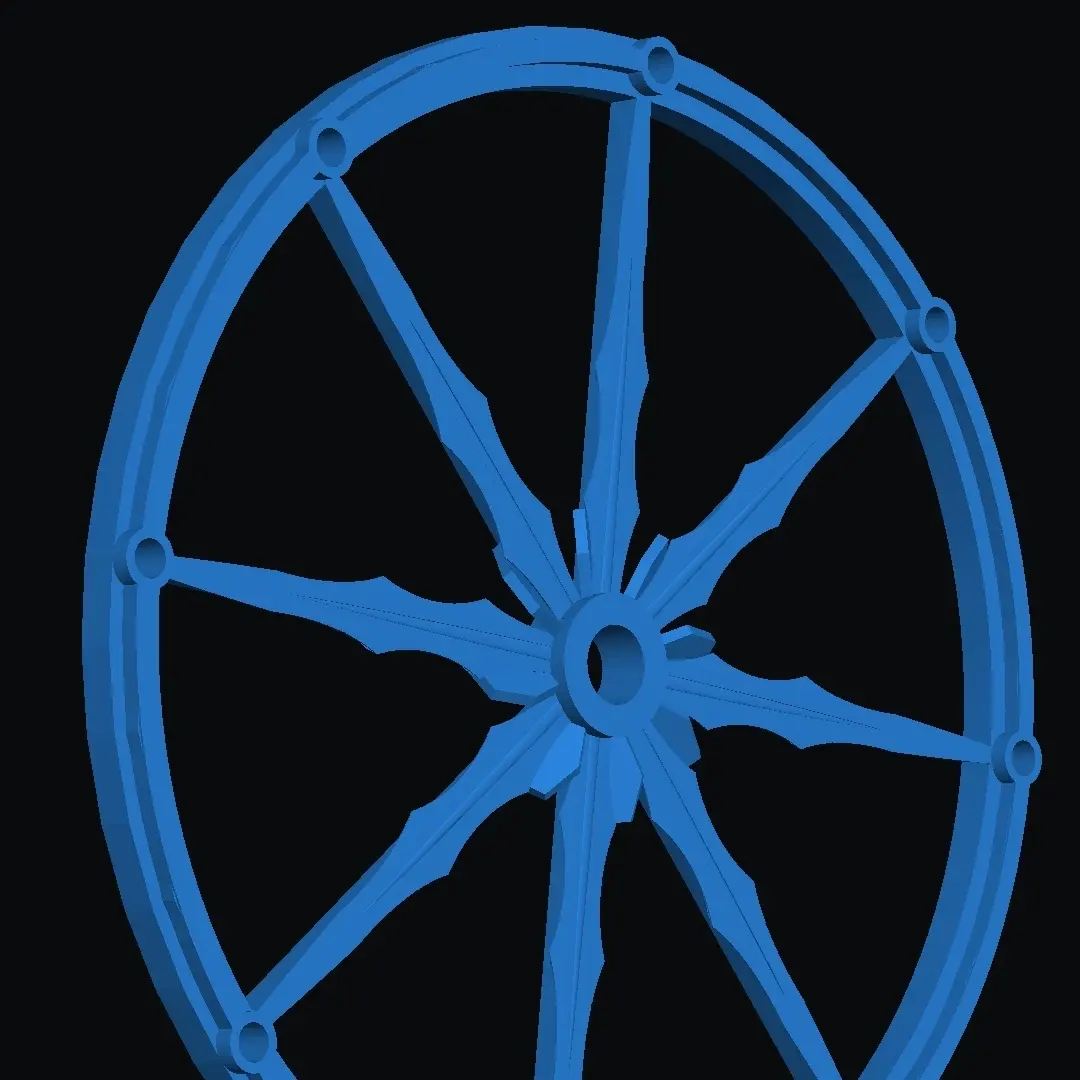3D Printer Files | 3MF File | Frerris Wheel Frame Vintage | Creality Cloud