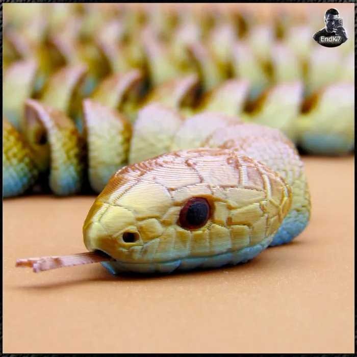 Other STL Download - flexible Corn Snake - nearly 150cm/59Inch long!by ...