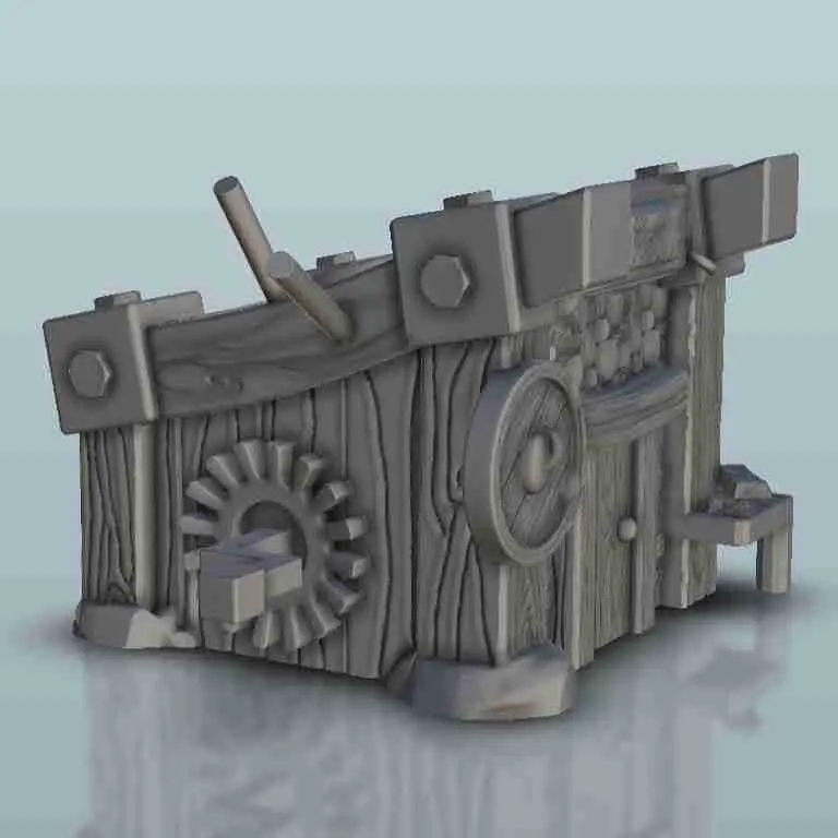 Miniatures STL Download - Iron mining building - miniatures warhammer ...