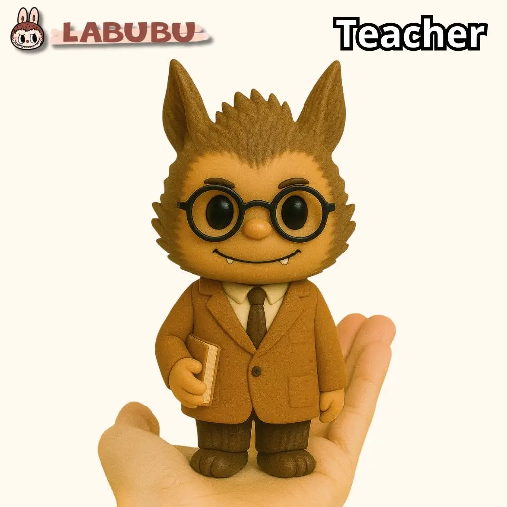 Sculptures & Artworks STL Download - Labubu Teacherby NicoToons