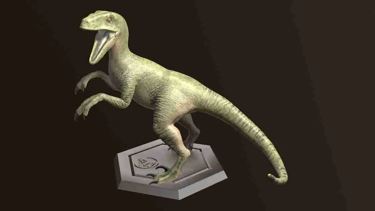 Characters & Creatures STL Download - VELOCIRAPTOR - JURASSICby CRAZY BRAIN