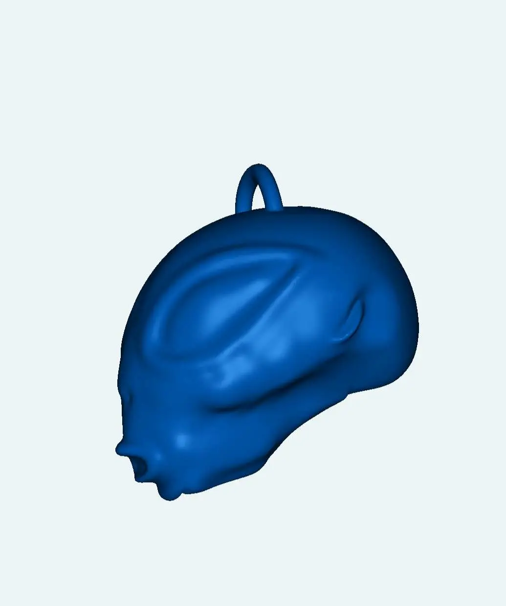 3D Printer Files | 3MF File | alien head keychain | Creality Cloud