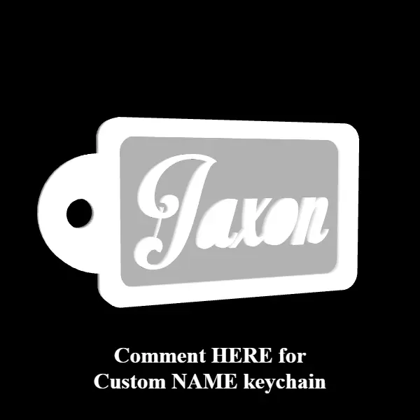 Free Personal Accessories STL Download - Jaxon-_keychainby XP3Design