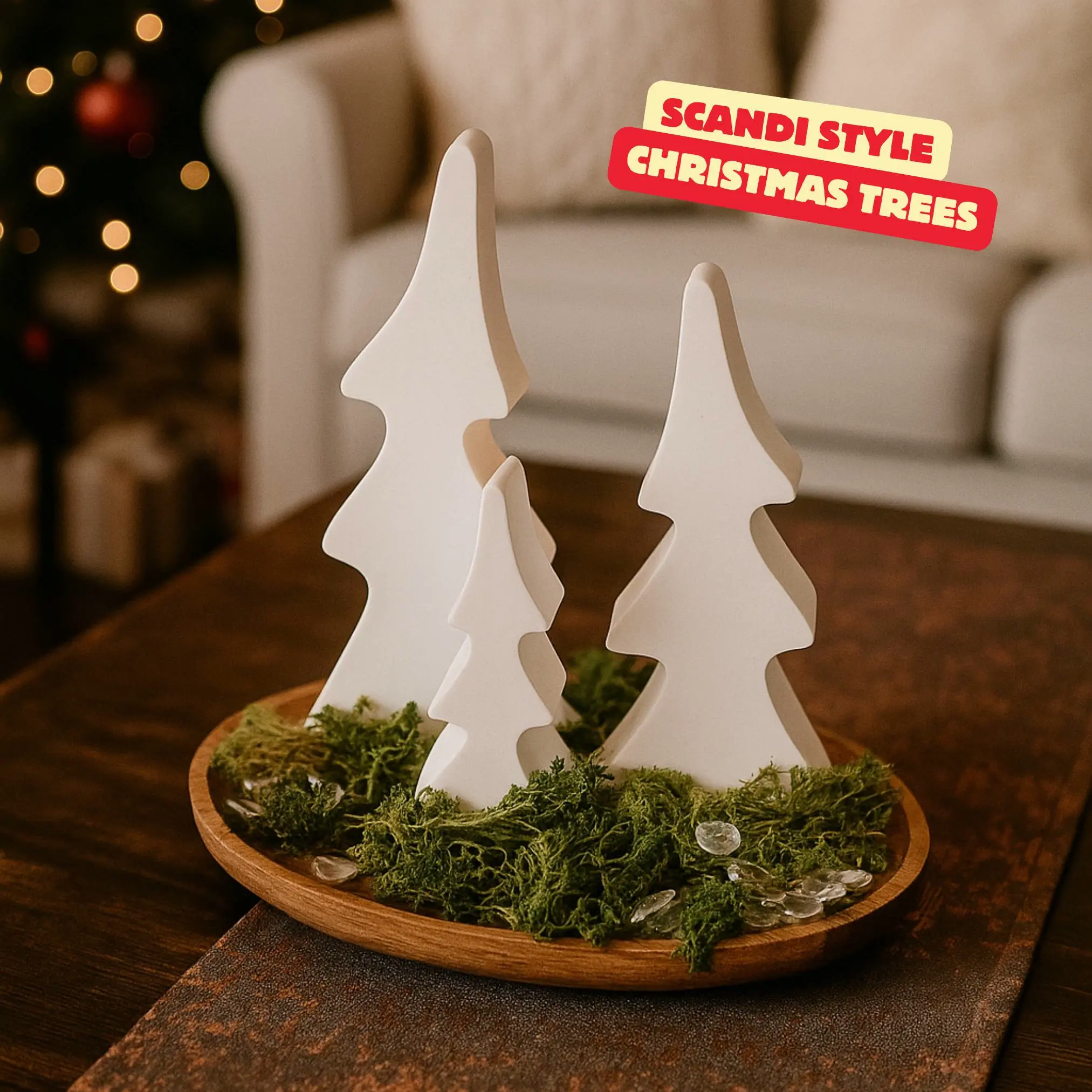 3D Printer Files | 3MF File | SCANDI STYLE CHRISTMAS TREES / MODERN ...