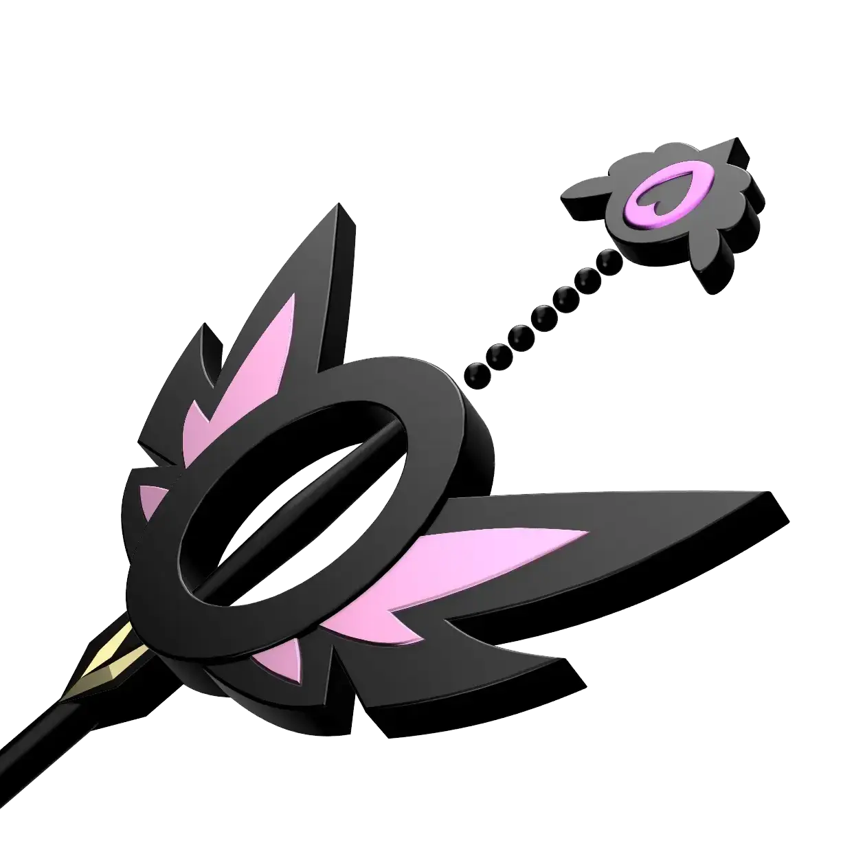 Cosplay STL Download - Lucifer Morningstar's Keyblade - Hazbin Hotelby ...