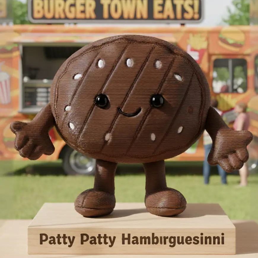 3D Printer Files | 3MF File | Patty Patty hamburguesinni | Creality Cloud