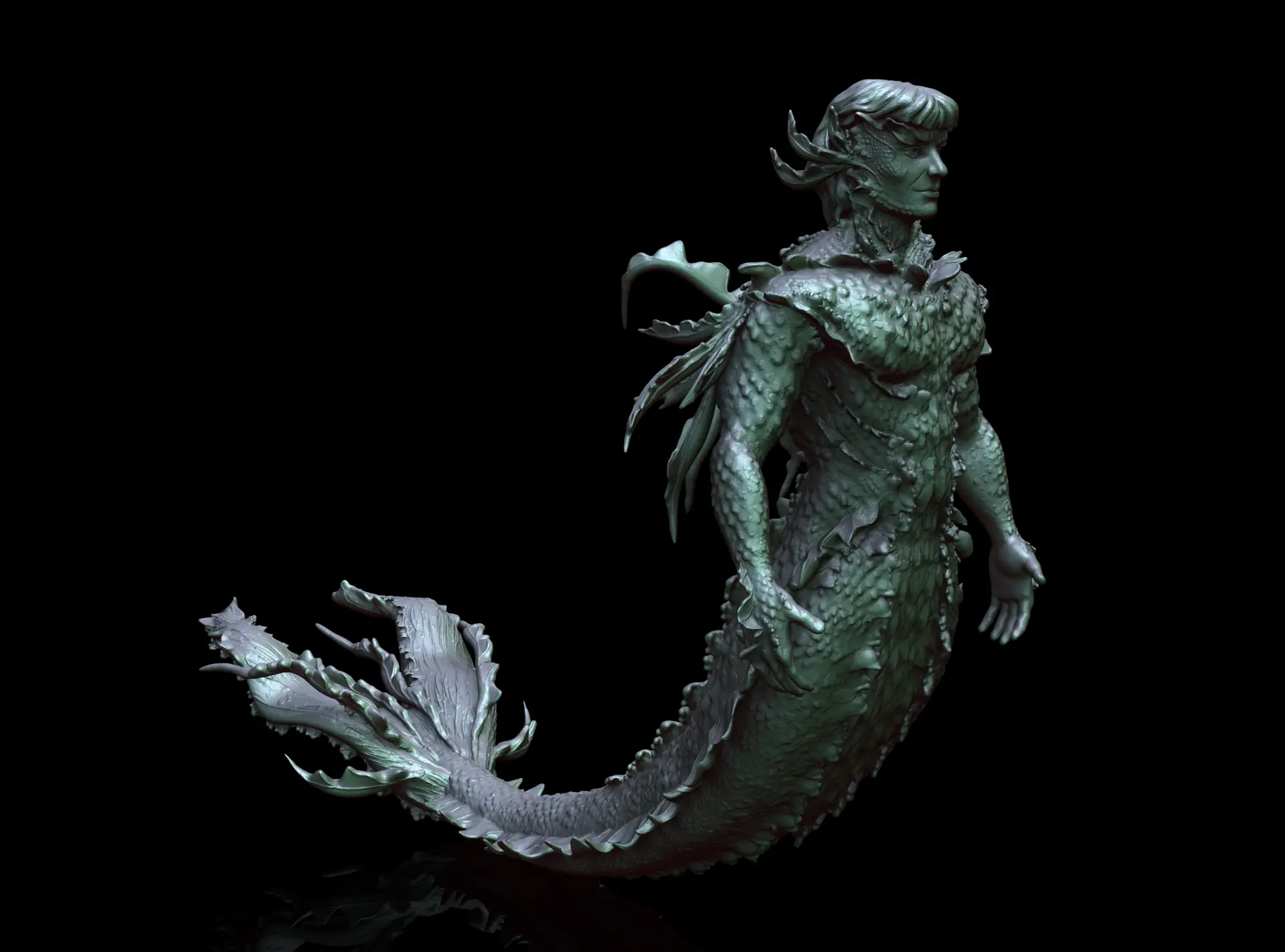 Mermaid man | 3D models download | Creality Cloud