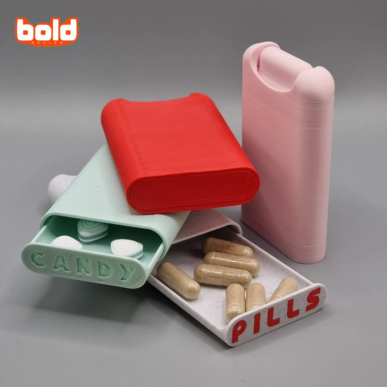 Other STL Download - Pill/Candy Boxby Bold Design