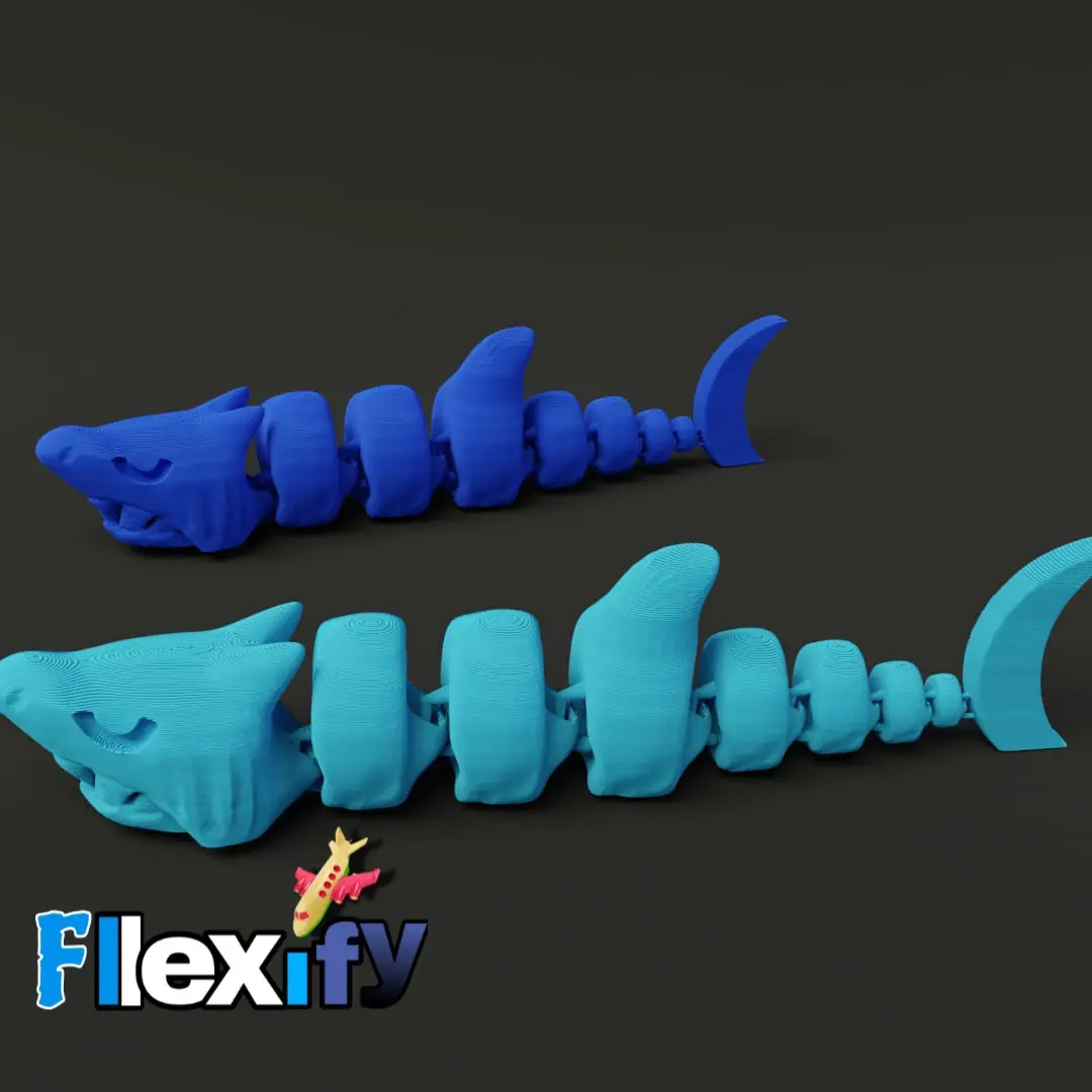 3D Printer Files | 3MF File | Articulated shark | Creality Cloud