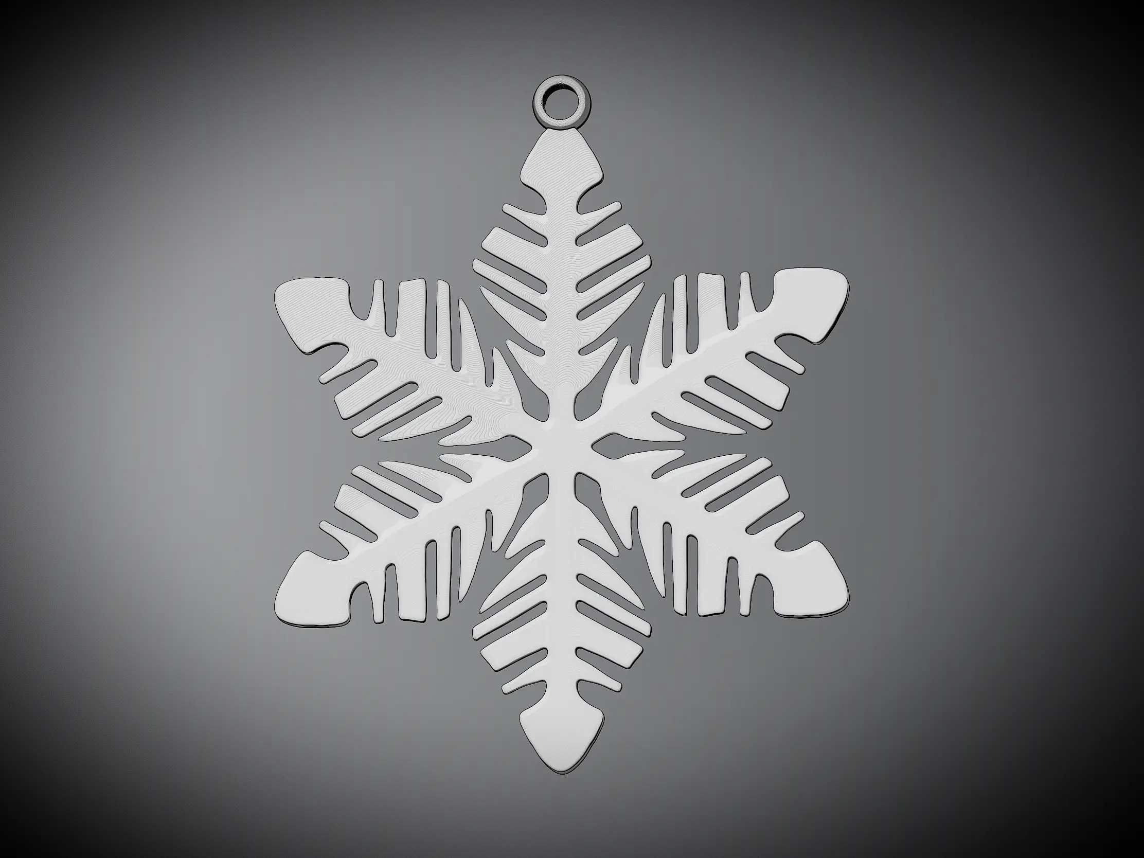 Home Decorations & Ornaments STL Download - Snowflake Christmasby ...