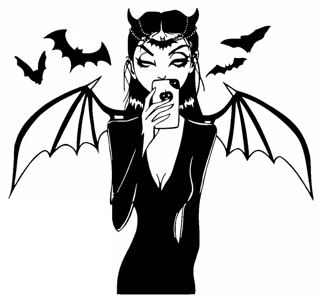 Free Other STL Download - 2D Vampire Girlby SMT_M 🦊