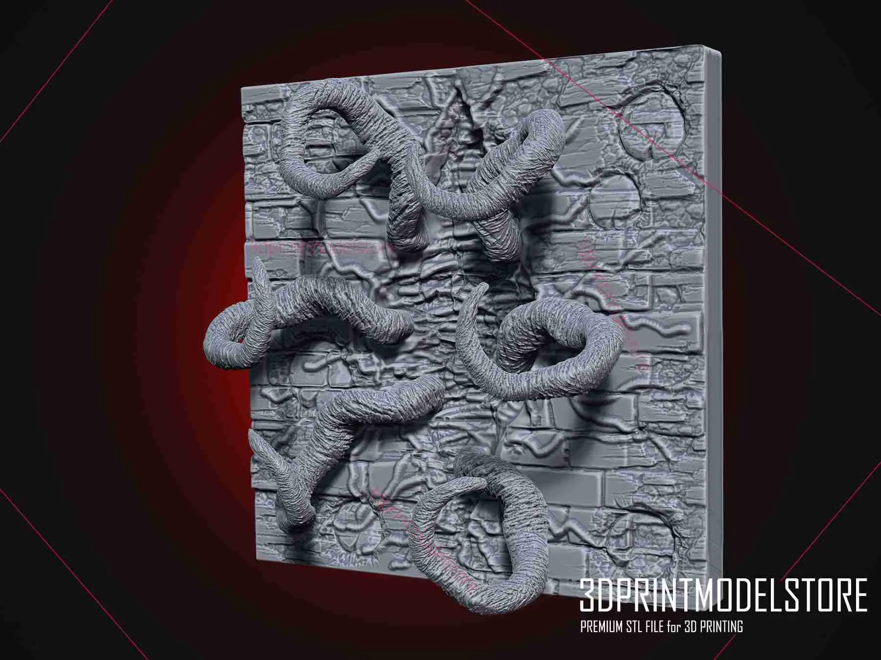 Characters & Creatures STL Download - Stranger Things Hole Monsterby ...