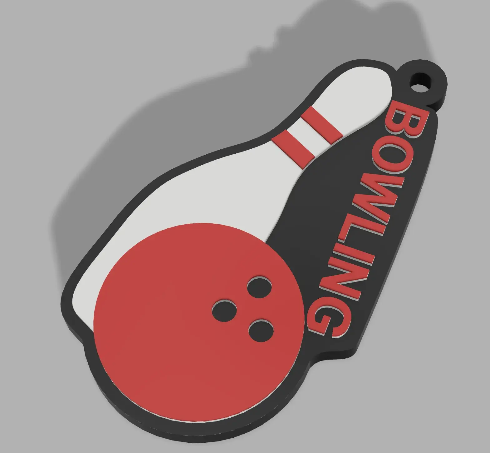 Jewelry & Accessories STL Download - BOWLING KEYCHAINby Gominolozgz