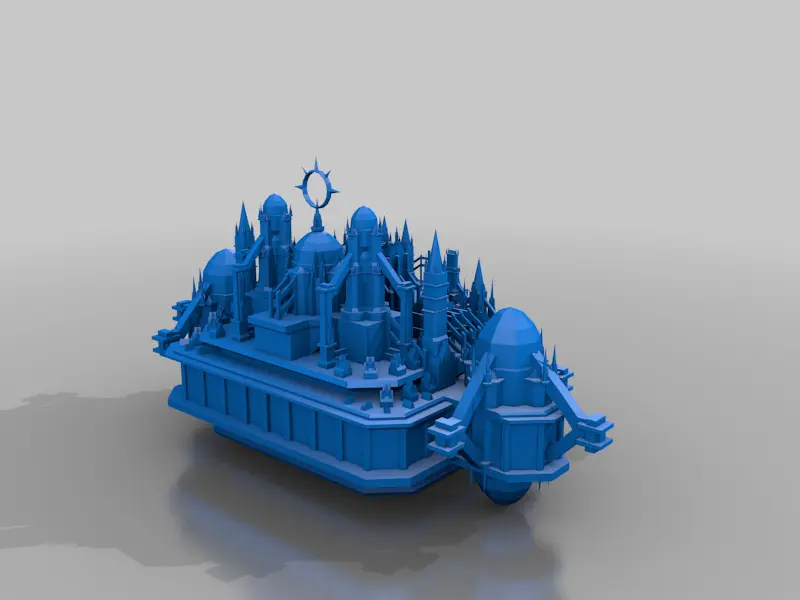 imperial cruiser class - bfg - exploded | 3D models download | Creality ...