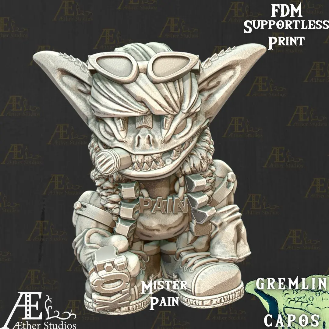 Other STL indir - AEMINI08 - Gremlin Capos - Aether Studios