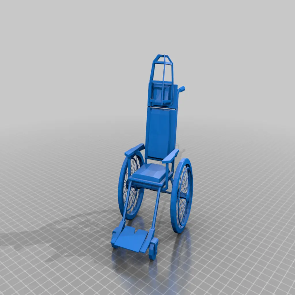 Free Industrial Design & Prototypes STL Download - assylum wheelchair ...
