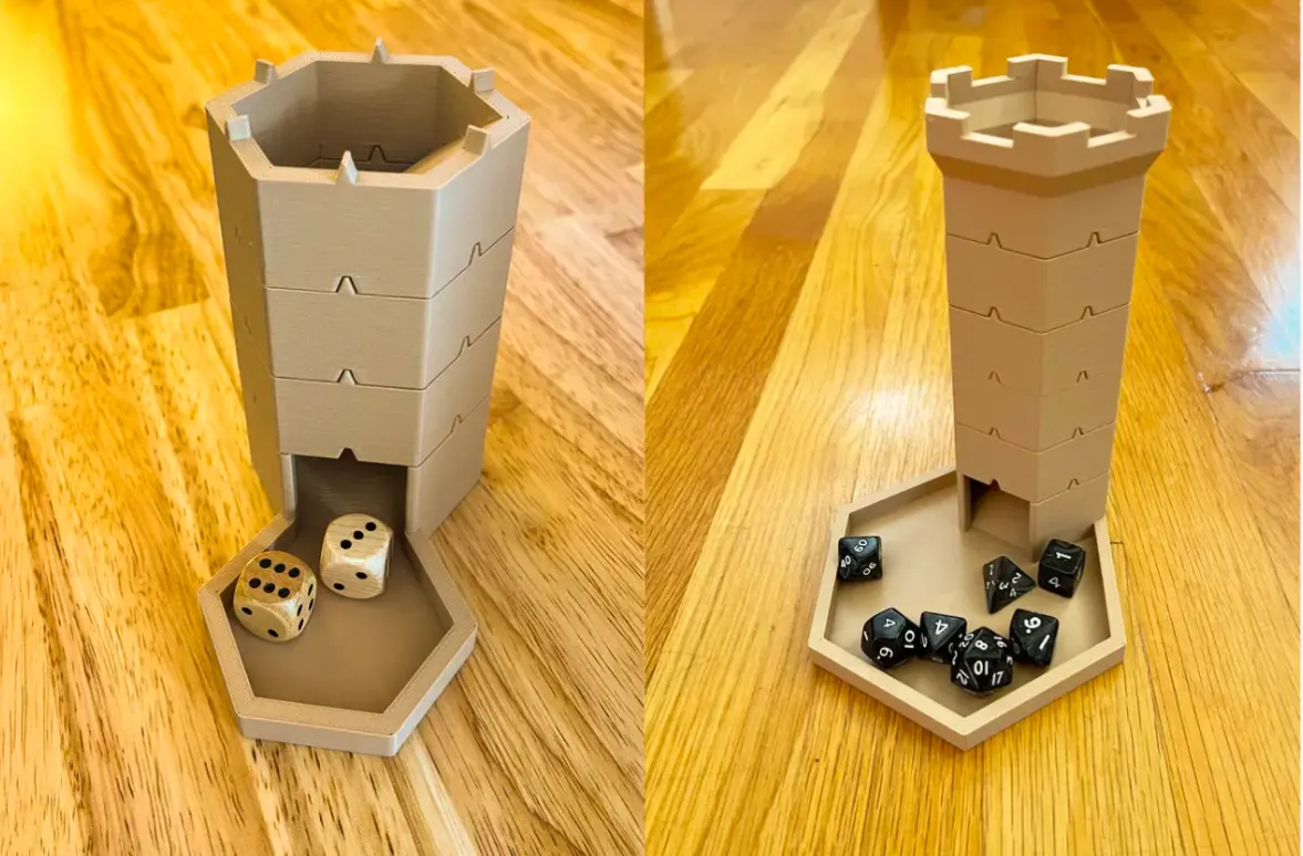 3D Printer Files | 3MF File | Catan Dice Tower | Creality Cloud