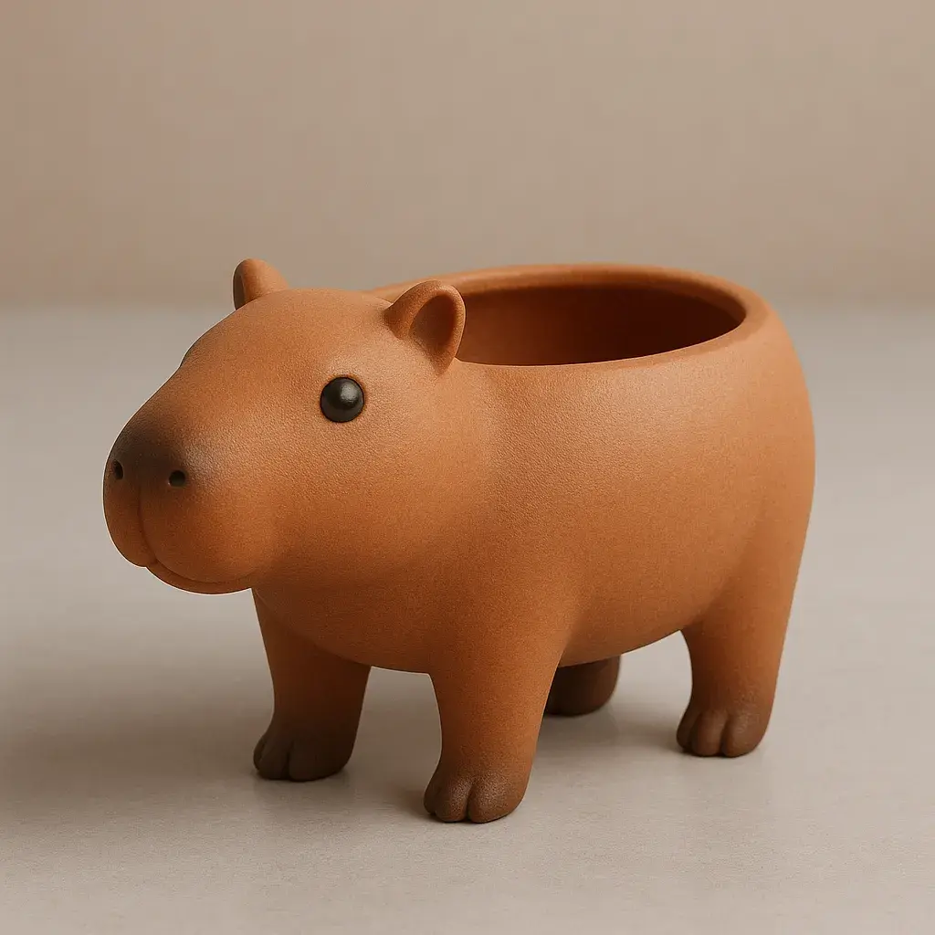 3D Printer Files | 3MF File | Maceta capibara - Capybara pot | Creality ...