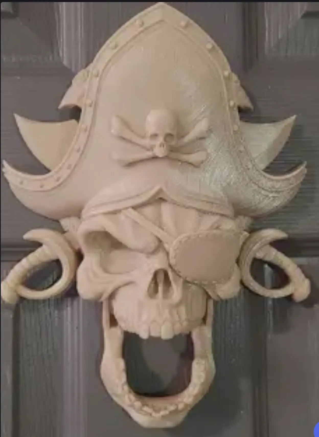 Free Industrial Design & Prototypes STL Download - Caveira pirataby ...