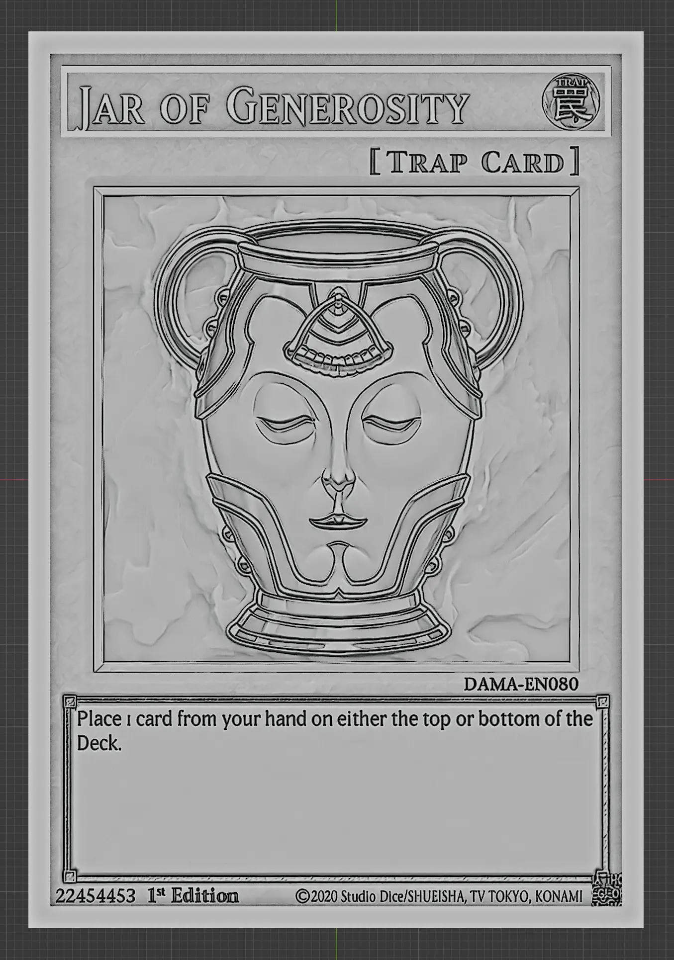 Free Other STL Download - JAR OF GENEROSITY - YU-GI-OH!by Wsonuchiha3D