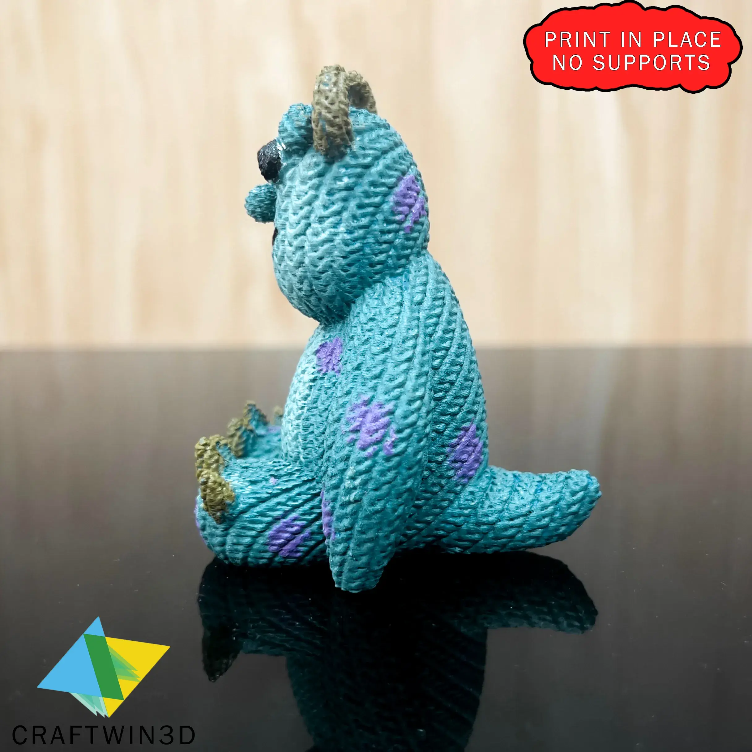 3D Printer Files | 3MF File | Knitted Sully from Monster inc | Creality ...