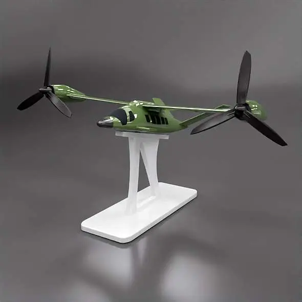 Drones & Aircraft STL Download - Military Vtol aircraftby Kolani3D_design