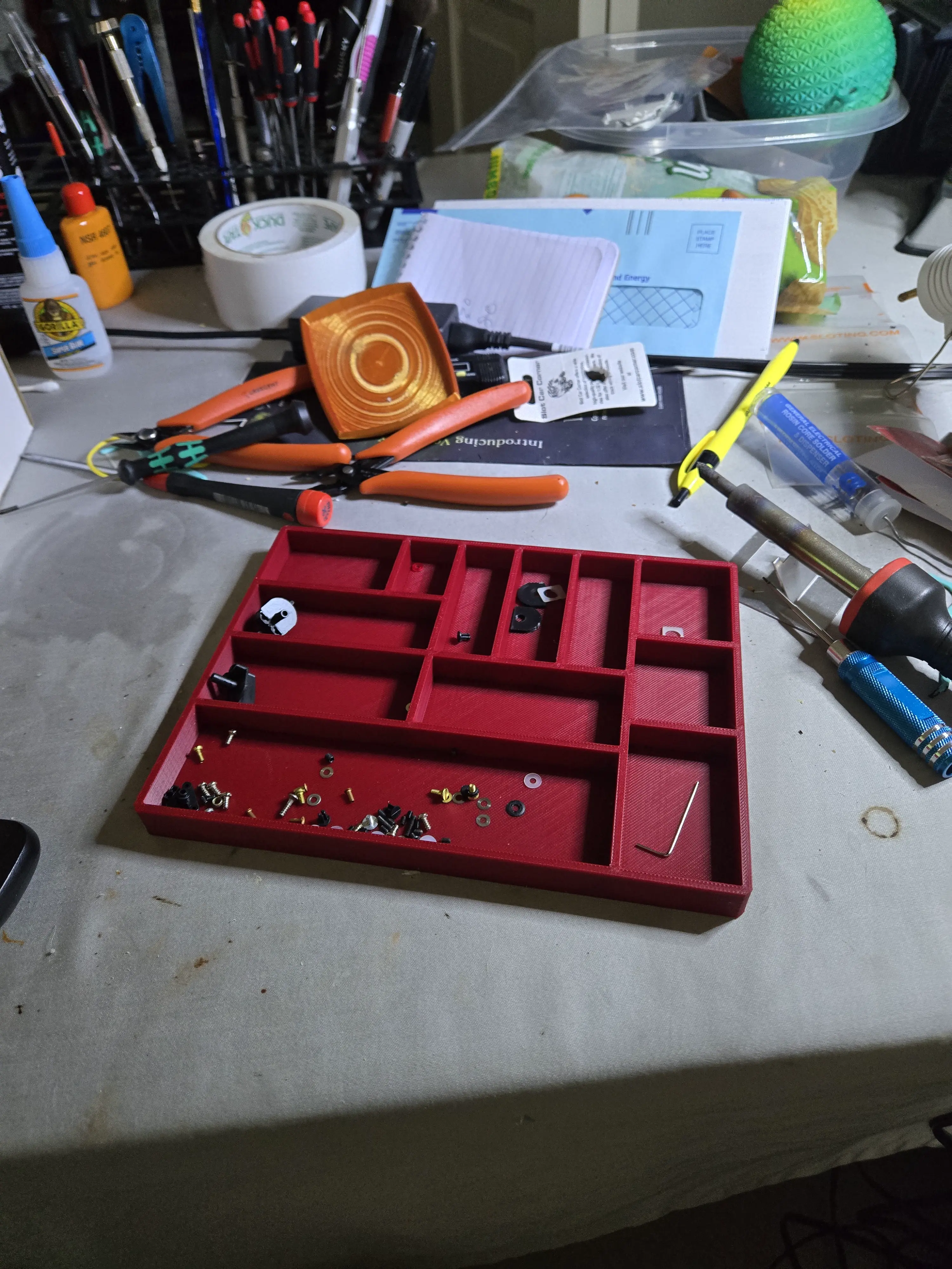 Tools & Spare Parts STL Download - EZ NUTS BOLTS PARTS TRAY ORGANIZERby ...