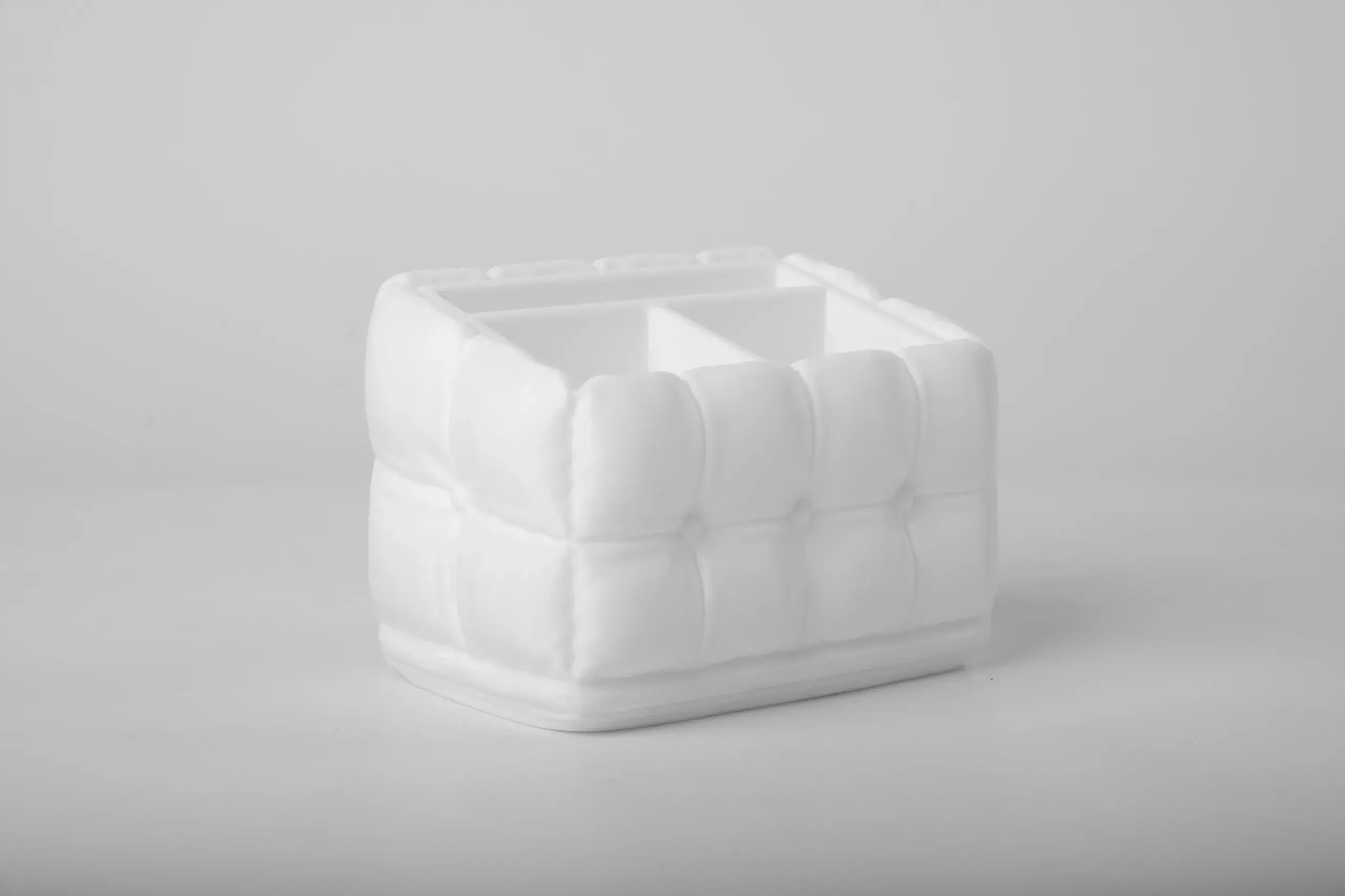 3D Printer Files | 3MF File | Ottoman Stand — Soft White | Creality Cloud
