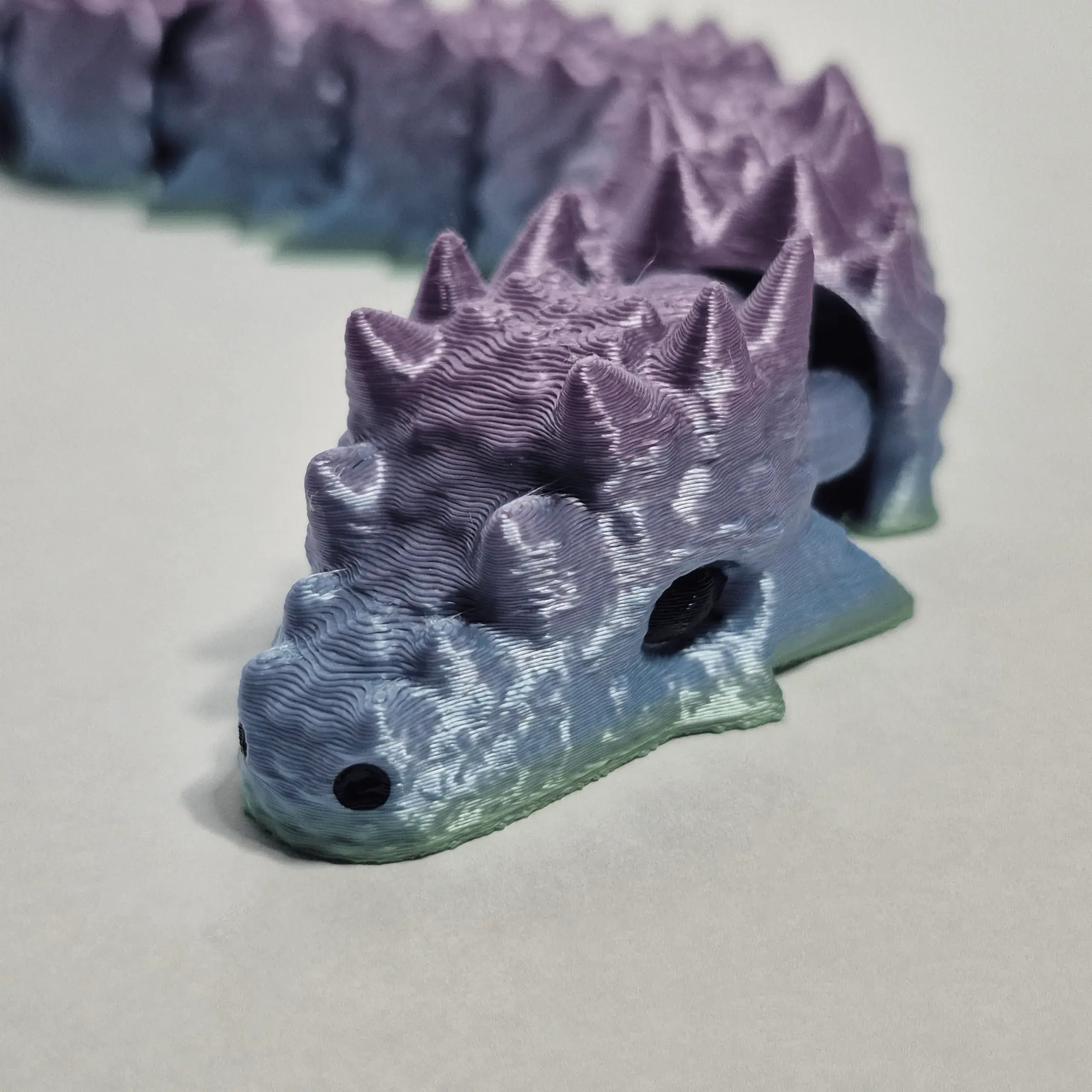 3D Printer Files | 3MF File | Articulated Soft Spike Dragon | Creality ...
