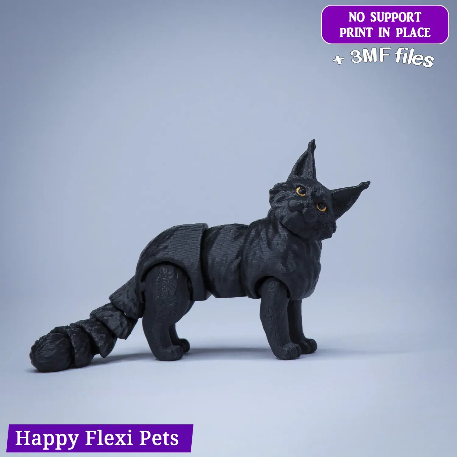 Other STL indir - Maine Coon the flexi cat toy - collectible figurine ...