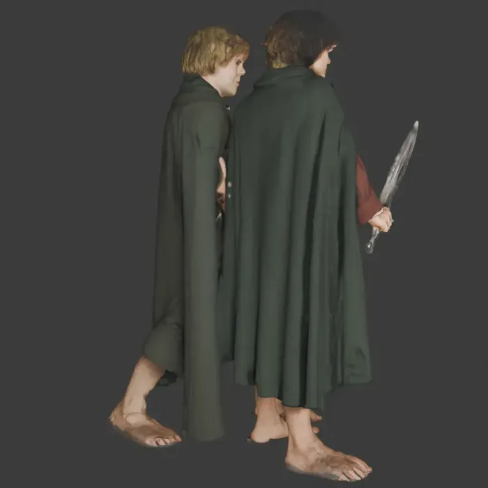 Characters & Creatures STL Descarga - 佛羅多·巴金斯（Frodo Baggins）、山姆·詹吉 ...