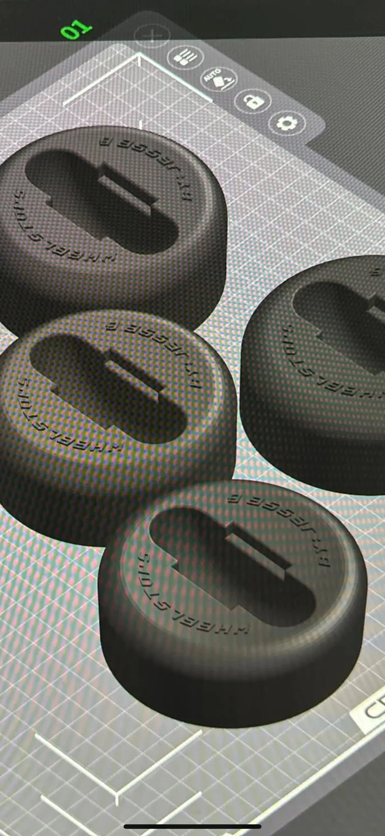 3D Printer Files | 3MF File | Chair Wheel Stops | Creality Cloud